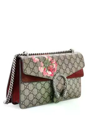 Gucci Dionysus Bag Blooms Print Gg Coated Canvas Small Shoulder Bag - Brown