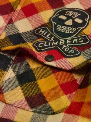 Ralph Lauren Plaid-wool Cat-patch Shirt Jacket