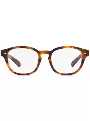 Polo Ralph Lauren Square-frame Glasses - Brown