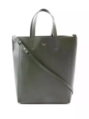 Celine 2015-2026 Small Grained Calfskin Vertical Cabas Satchel - Brown