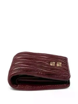 Miu Miu Small Matelassé Leather Wallet