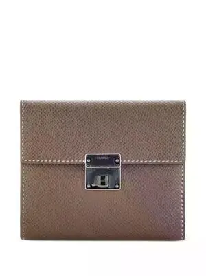 Hermès Clic Wallet Epsom 12 Small Wallets - Grey