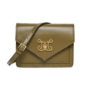 DE MARQUET Envelope Calfskin Deep Olive