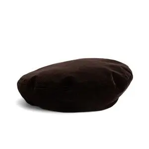 SIBI HATS Lucas Velvet French Beret Hat - Brown