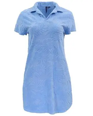 LORDS OF HARLECH Josephine Terry Toweling Dress - Blue