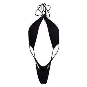 MINIMALE ANIMALE New Belafonte One Piece Swimsuit Dark Seas - Black