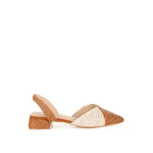 RAG & CO Kinjay Pointy Toe Slingback Sandals In Tan By - Brown