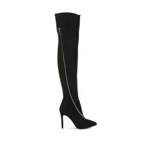 RAG & CO Tsarina Zip Around Long Boot In By - Black