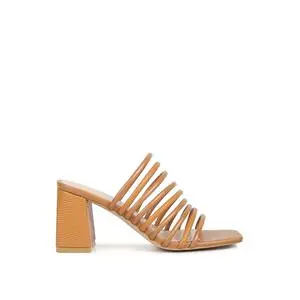 RAG & CO Fairleigh Tan Strappy Slip On Sandals By - Brown