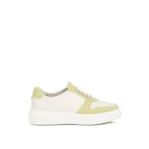 RAG & CO Kjaer Dual Tone Leather Sneakers In By