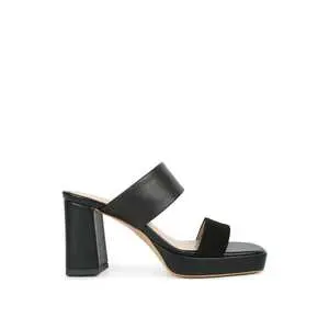 RAG & CO Eddlia Slip On Platform Sandals In By - Black