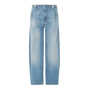 NOEND Adeline Cropped Barrel In Fargo - Blue