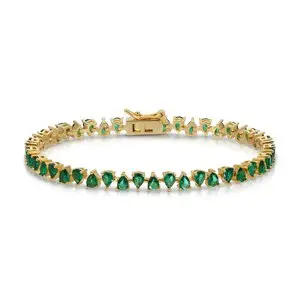 NATIVE GEM Duchess Bracelet- Emerald - Green