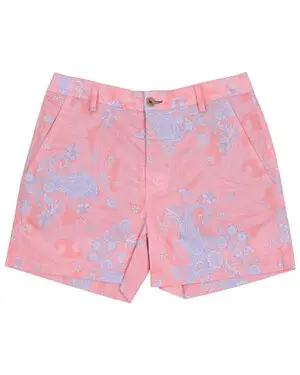LORDS OF HARLECH Freda Paisley Explosion Coral Tailored Short