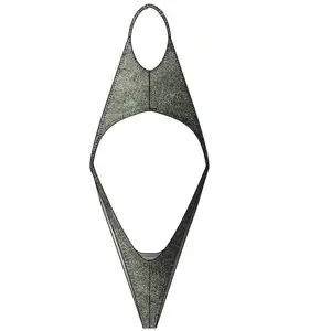 MINIMALE ANIMALE Ricci One Piece Swimsuit Chrome - Silver