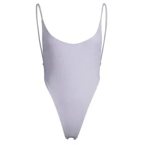 MINIMALE ANIMALE Oasis Rib One Piece Swimsuit Sunblock - White