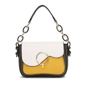 MKF COLLECTION BY MIA K. Fantasia Shouder Bag Mustard White - Yellow