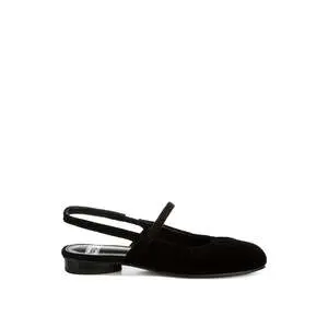 RAG & CO Bounzi Soft Suede Leather Slingback Sandals In By