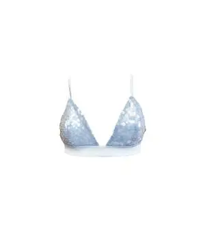 JANE GALA Silk Dusty Sequin Bralette
