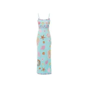OCEANUS SWIMWEAR New York Strapped Dress - Blue