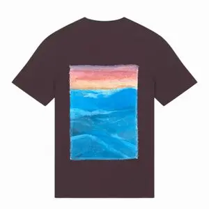 EFFEI The Frame Burgundy Tee