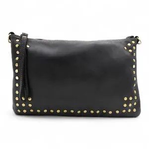 BOLSA NOVA HANDBAGS Boho Clutch - Black