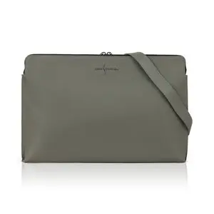 LUIS STEVEN Large Laptop Sleeve Light Gray