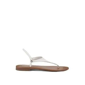 RAG & CO Madeline Flat Thong Sandals By - White