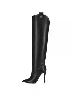 Philipp Plein Nappa-leather High-heel Boots 9