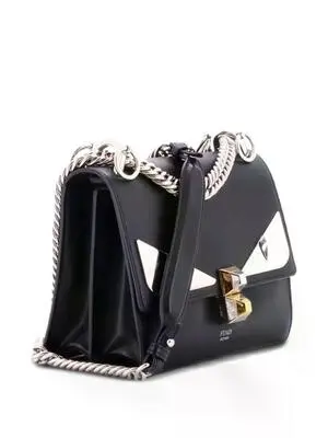 Fendi Monster Kan I Bag Leather Small Shoulder Bag