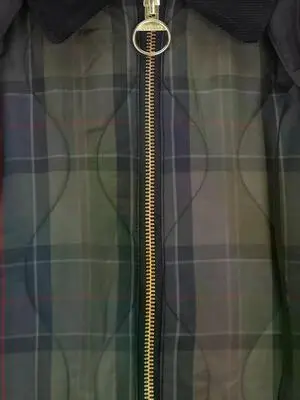 Barbour Osbourne Quilted Tartan-panelled Jacket