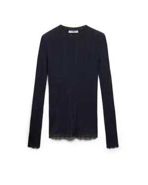 Prada Wool Crew-neck Sweater