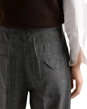 Prada Mouliné Wool Pants