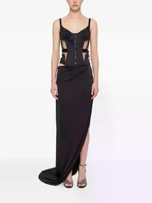 MARIA LUCIA HOHAN Malena Corset-style Cut-out Maxi Dress