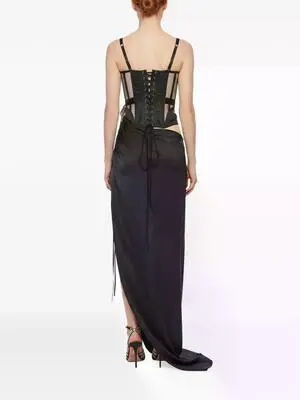 MARIA LUCIA HOHAN Malena Corset-style Cut-out Maxi Dress