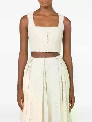 Agua Bendita Delta Playa Midi A-line Skirt