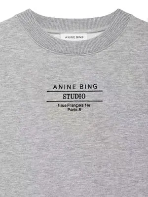 ANINE BING Miles Sweatshirt Studio Heather