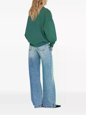 ANINE BING Miles Sweatshirt Leo Muse Deep Emerald