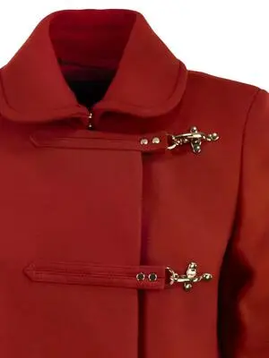 FAY Hook-and-eye Fastening Single-breasted Coat