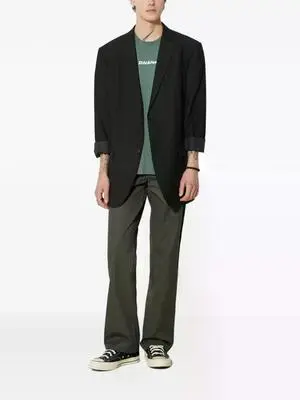 Dickies Pressed-crease Turn-up Trousers - Green