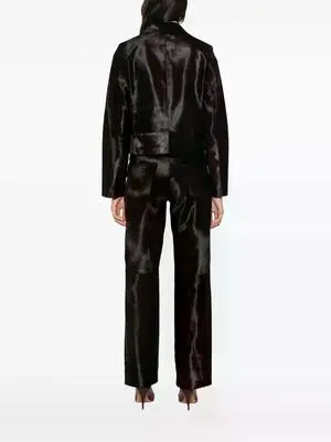 Nour Hammour Hadley Lamb-hair Jacket