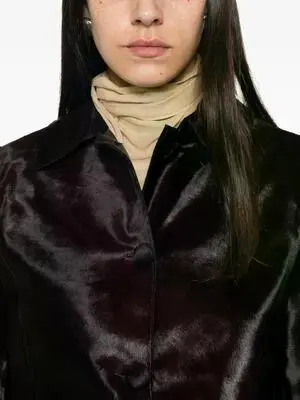 Nour Hammour Hadley Lamb-hair Jacket