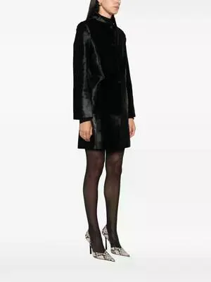 Nour Hammour Stella Lamb-hair Coat