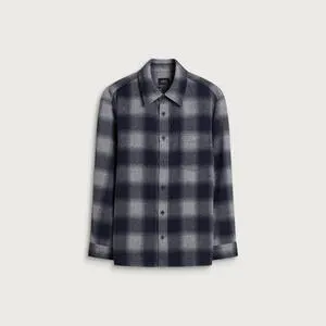 A.p.c. Malaury Check Wool Overshirt
