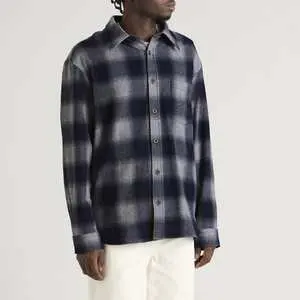 A.p.c. Malaury Check Wool Overshirt
