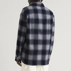 A.p.c. Malaury Check Wool Overshirt