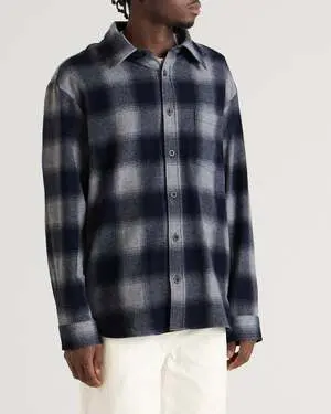 A.p.c. Malaury Check Wool Overshirt In | Size: | Wool/polyamide | End Clothing