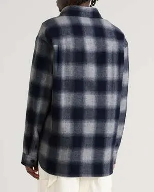 A.p.c. Malaury Check Wool Overshirt In | Size: | Wool/polyamide | End Clothing
