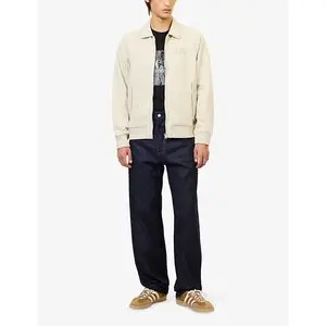 C.P. COMPANY Brand-embroidered Cotton-jersey Jacket