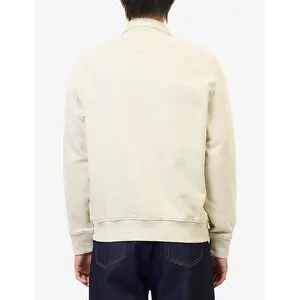 C.P. COMPANY Brand-embroidered Cotton-jersey Jacket